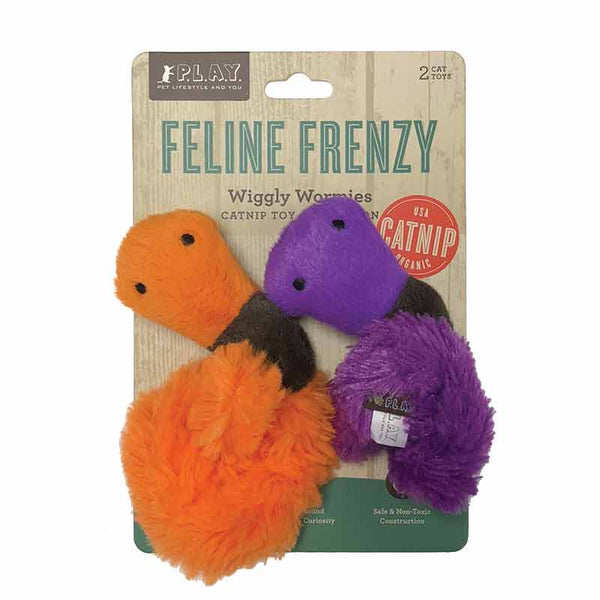 Feline Frenzy Wiggly Wormies Cat Toys - Pet Naturals