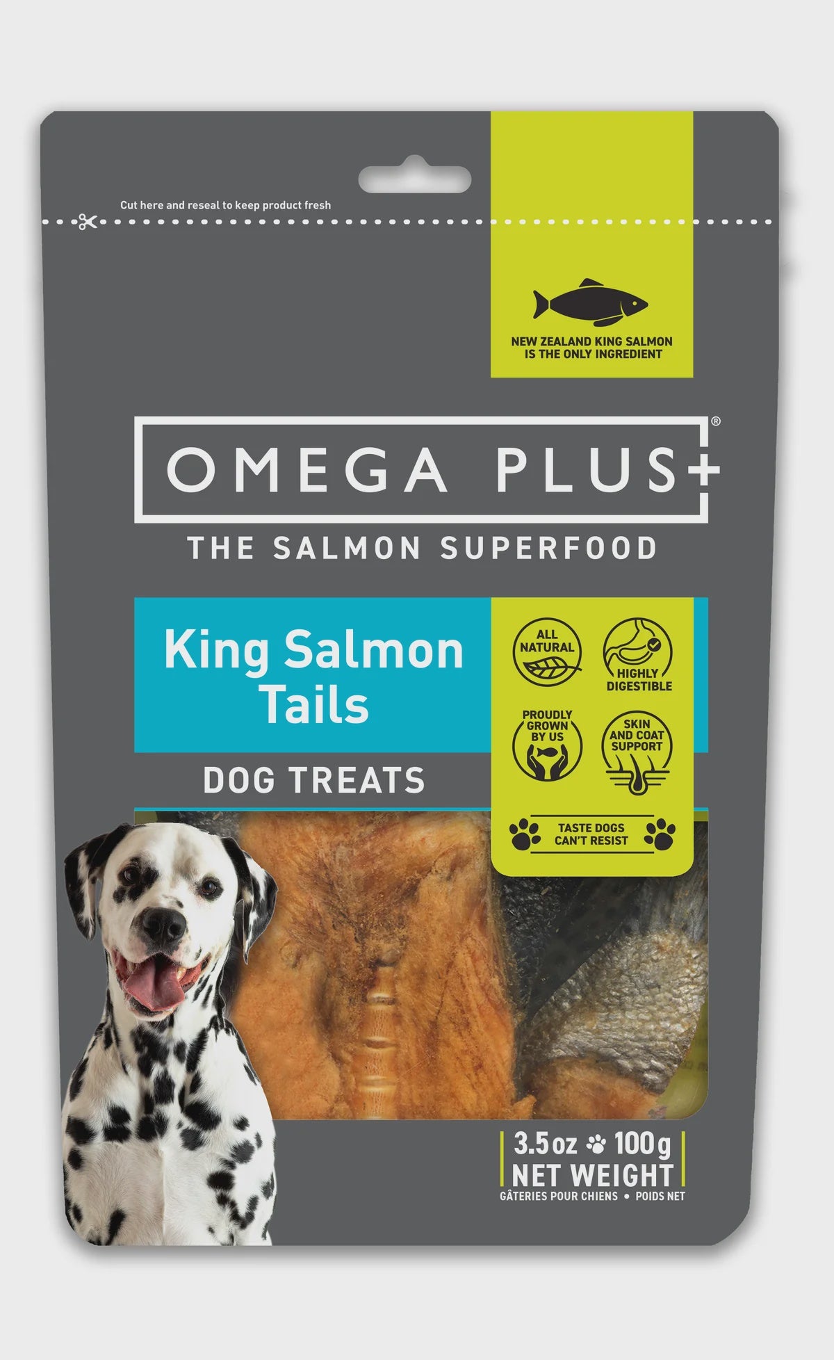 OmegaPlus King Salmon Tails Dog Treats 100g – Pet Naturals