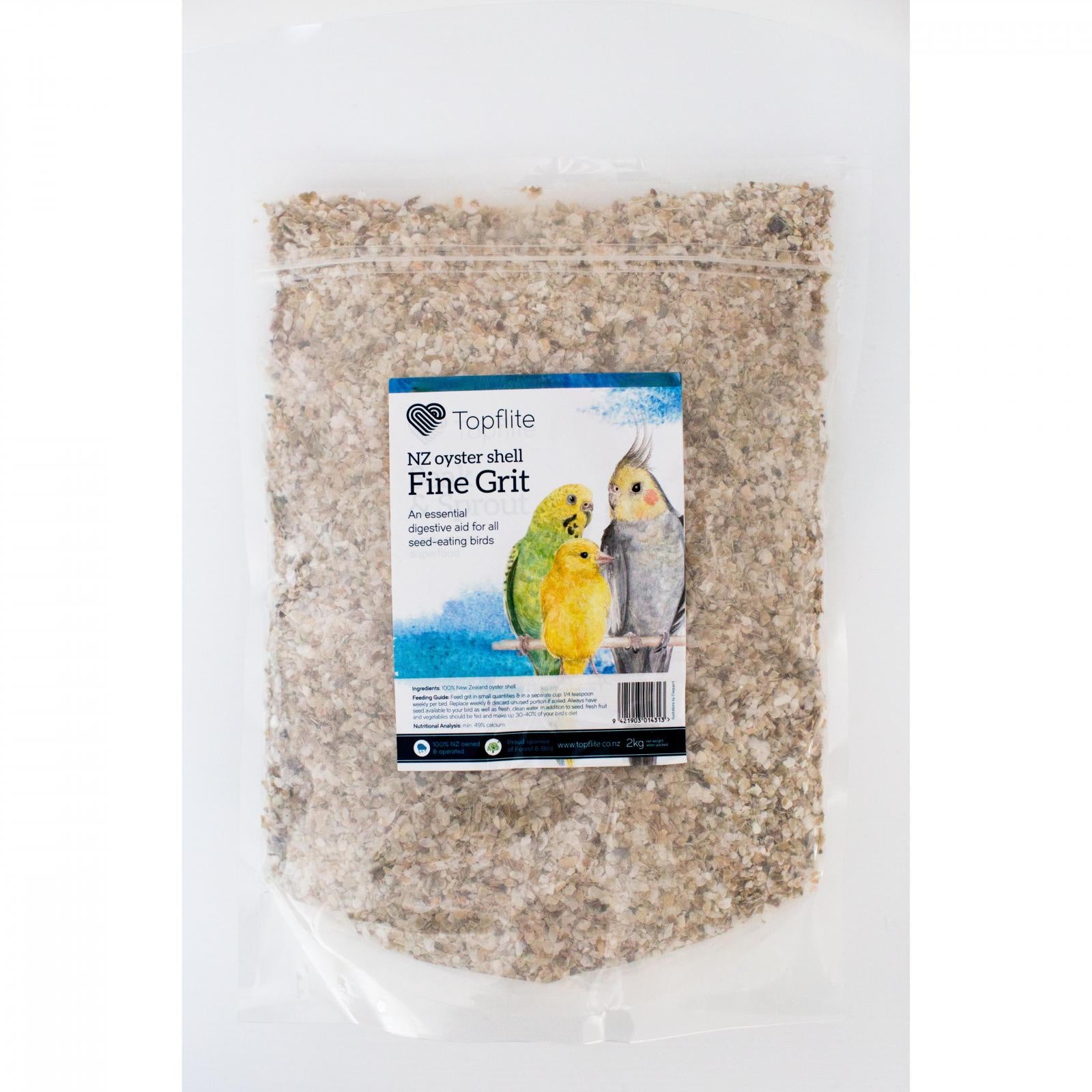 Topflite Fine Oyster Shell Grit 1 kg – Pet Naturals